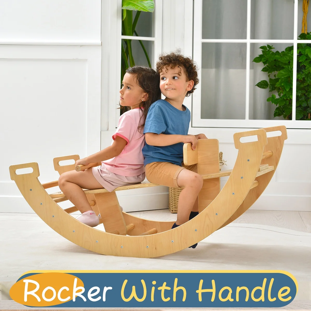 Kids Rocker Climber Ride on Rocking Chair 2 in 1 - Durable & Fun