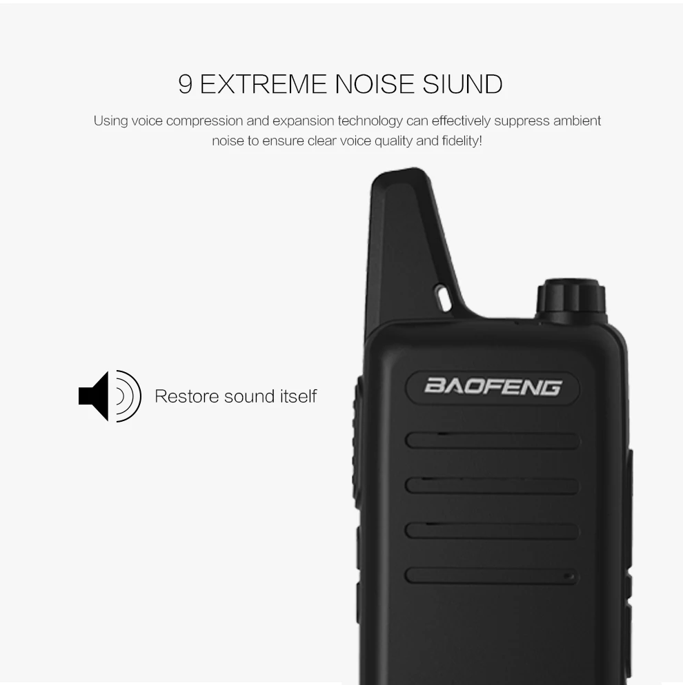 Baofeng VTC2 Long Range Mini Hand Held Two Way Radio