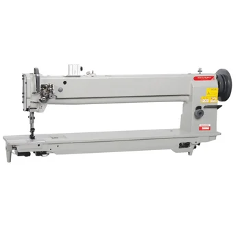 Long Arm Double Needle Compound Feed Heavy Duty Lockstitch Sewing ...