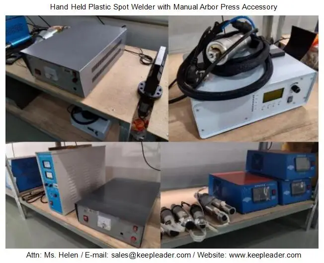 Hand Held Plastic Spot Welder with Manual Arbor Press Accessory of PP ...