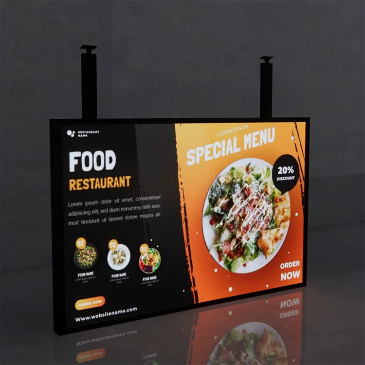 Restaurant Frame Menu Picture Light Box Led Movie Poster Advertising ...