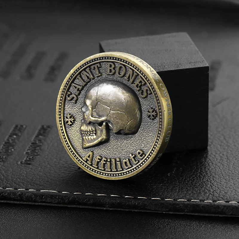 Gold Metal Color Spray Printing Rotary Custom Spinning Challenge Coin ...