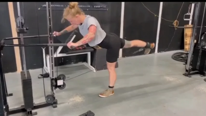 Lower Body Exercises Glute Workouts Adjustable Leg With Neoprene ...