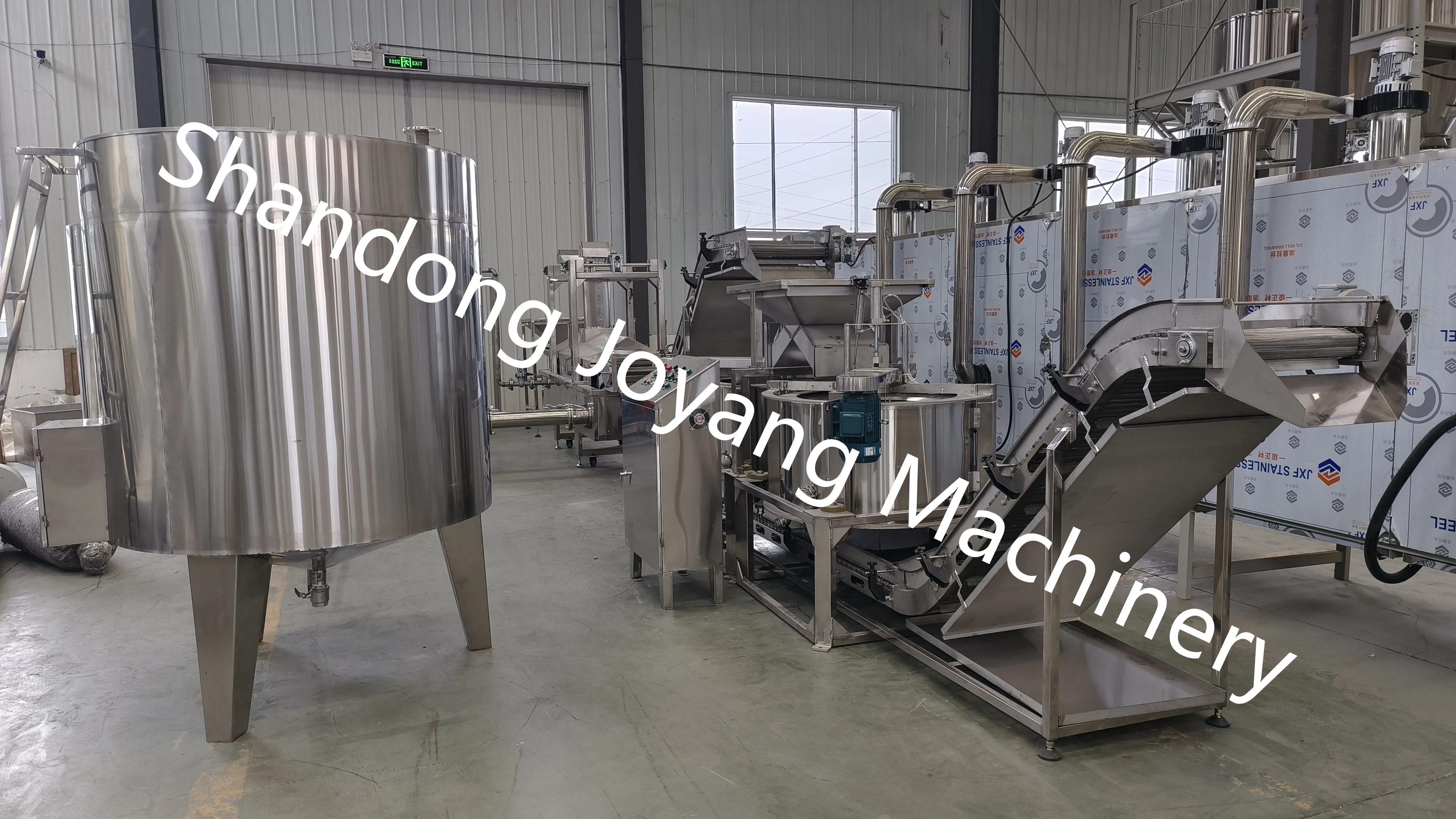 Full Automatic Fryer Production Line Chips Continuous Frying Machine ...