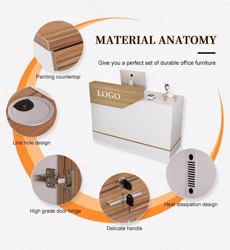 ZITAI Office Furniture - Adjustable Reception Desks