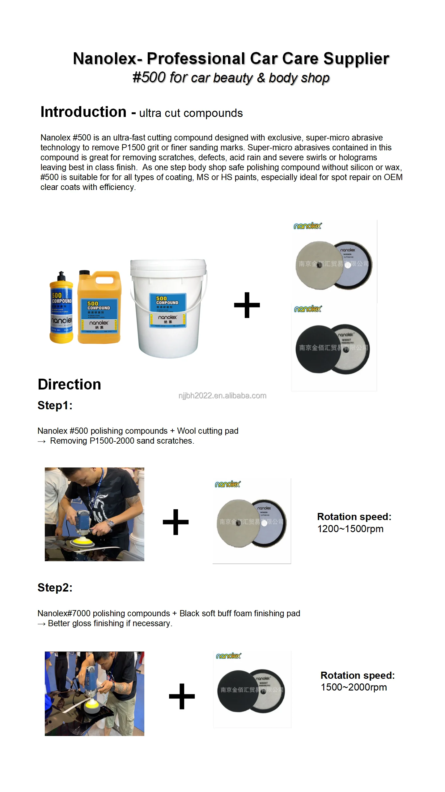 Fast Delivery 3 In 1 Steps Car Meguiars Ultra Cutting Polishing ...