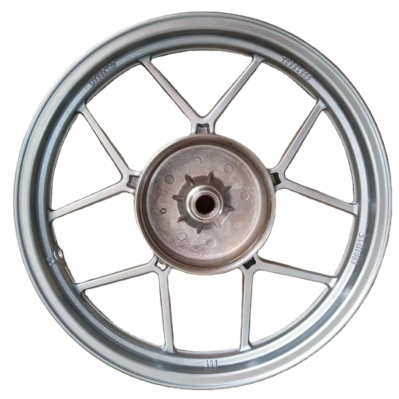 Aluminum Alloy Motorcycle Wheel Scooter Rims 14 Inch Tubeless Wheel Hub ...