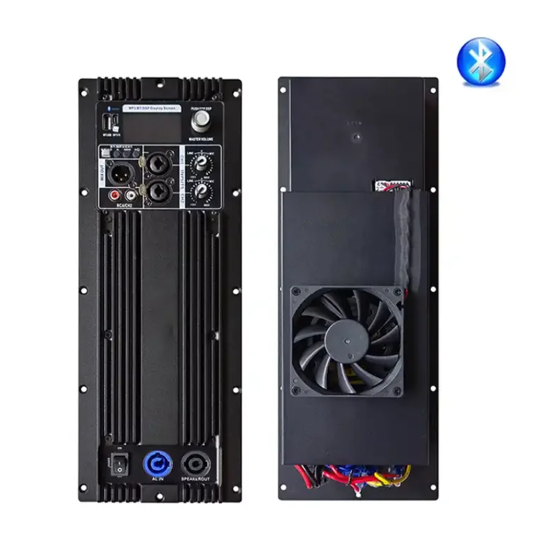 600w 8ohm Dsp Class D Active Powered Amplifier Module For Line Array Speaker Full Frequency Bass ...