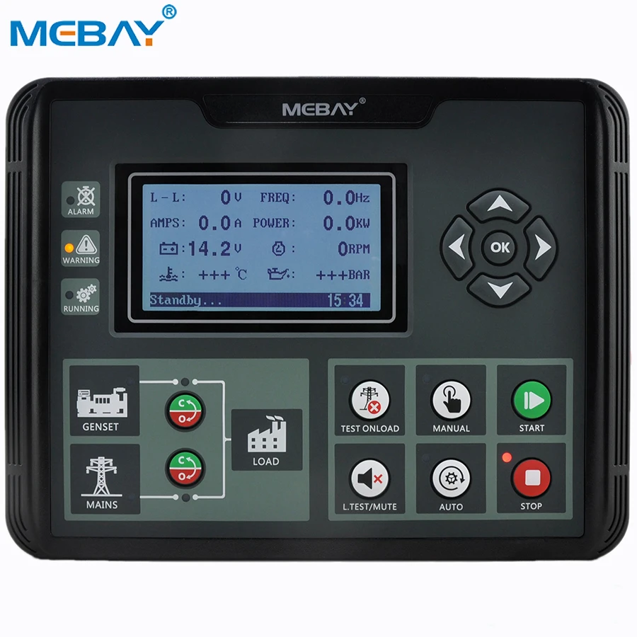 Mebay Gsm Ethernet Genset Controller Cloud Generator Controller Dc52cr ...
