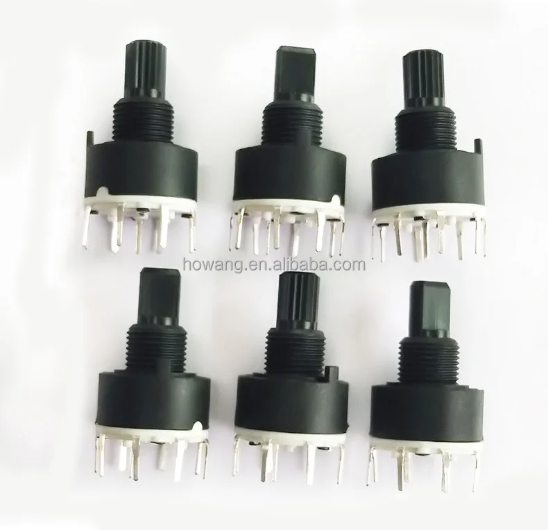 RS16 Multiple-Way Switch - 1 Pole 8 Position Handle Length 15mm