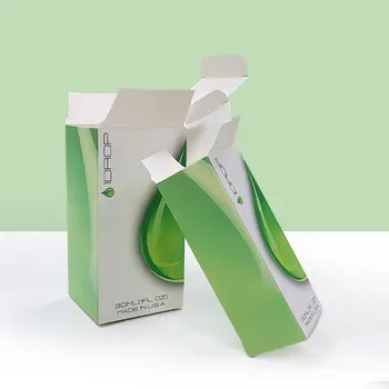 Custom Printing Paper Box 18pt White Card Stock Small Folding Tuck Top ...