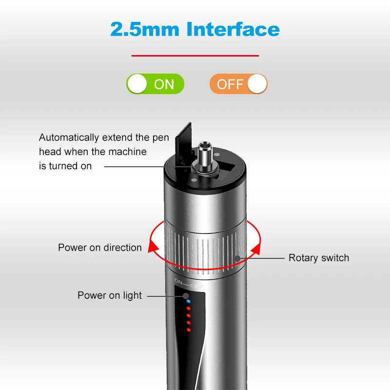 Rechargeable Fiber Optic Laser Pen 650nm B5 Vfl Pen-type Red Laser ...