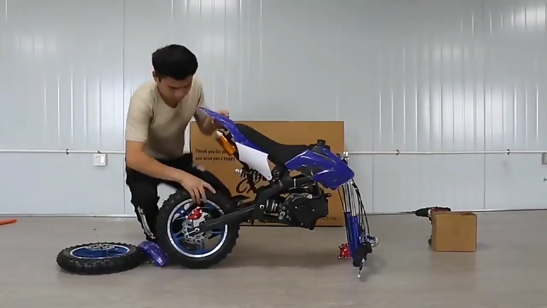 Factory Price Kids Mini Bike Motorcycle 50cc Max Speed 40km/h Mini Bike ...