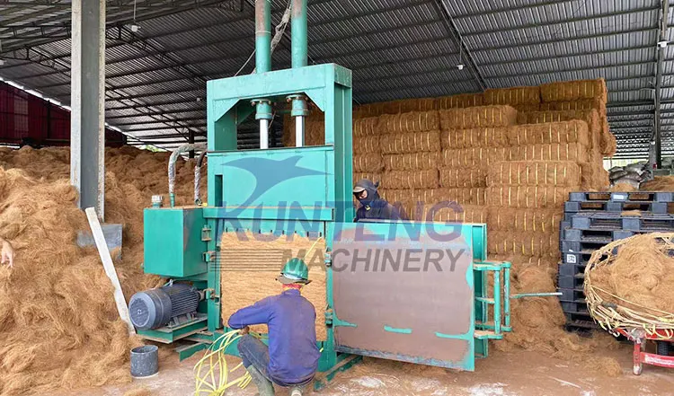 Dry Coconut Husk Crusher Coco-peat Machine Defibering Extraction ...
