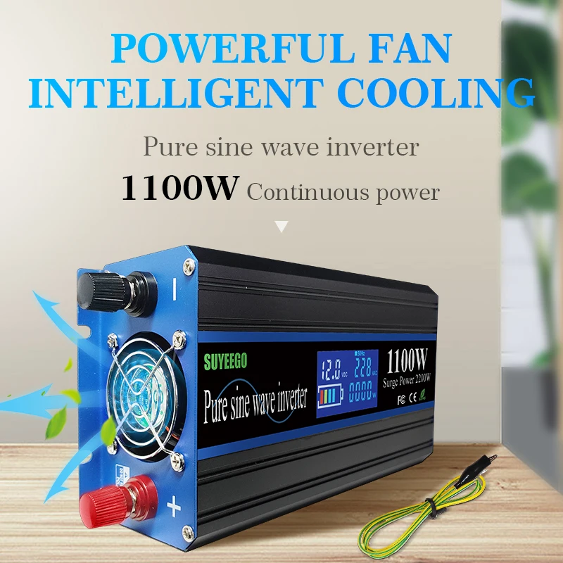 Suyeego 12v 22v Off Grid High Frequency Power Inverter 500w 1100w Pure ...