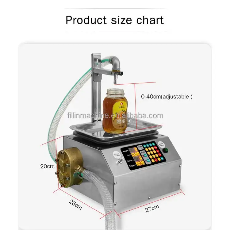 FillinMachine CL15D Small Scale Weighing Quantitative Paste Cream ...