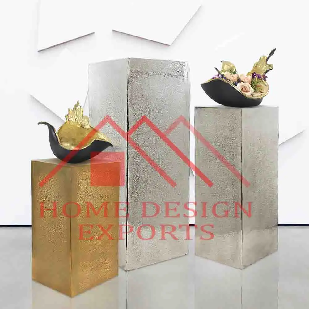 Metal Vases Column Stand Wedding Prop Table Decor Flower Rack Geometric ...