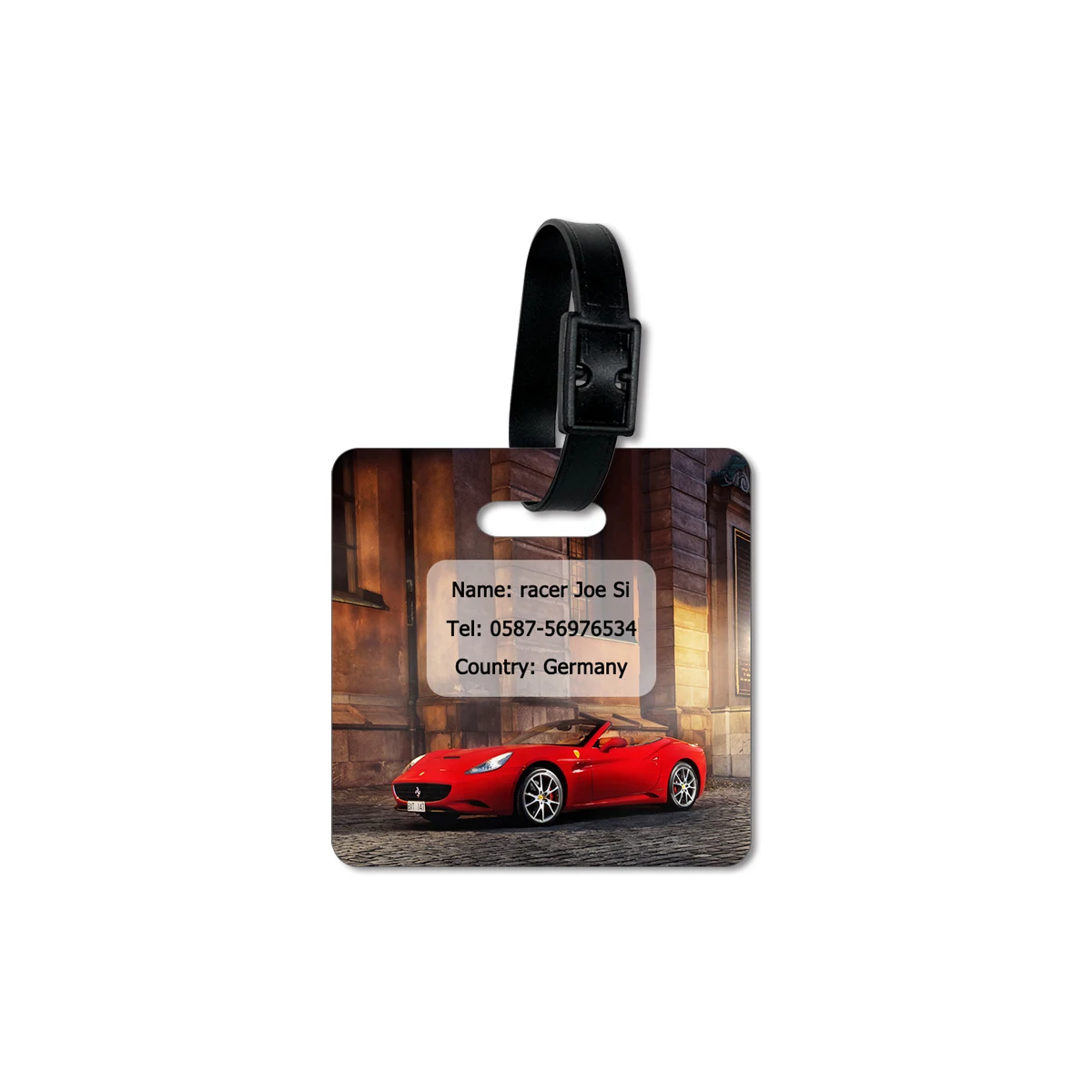 BEAUTYSUB 1.3mm Double-sided HD Sublimation Aluminum Luggage Tag Metal ...