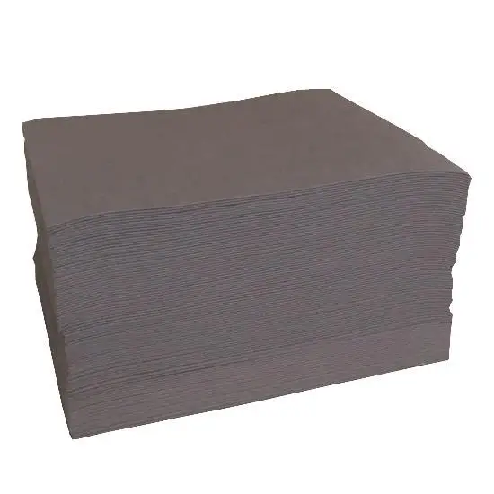 Universal Absorbent Sheets Grey Color 100 Pack For Plastic Sheets ...