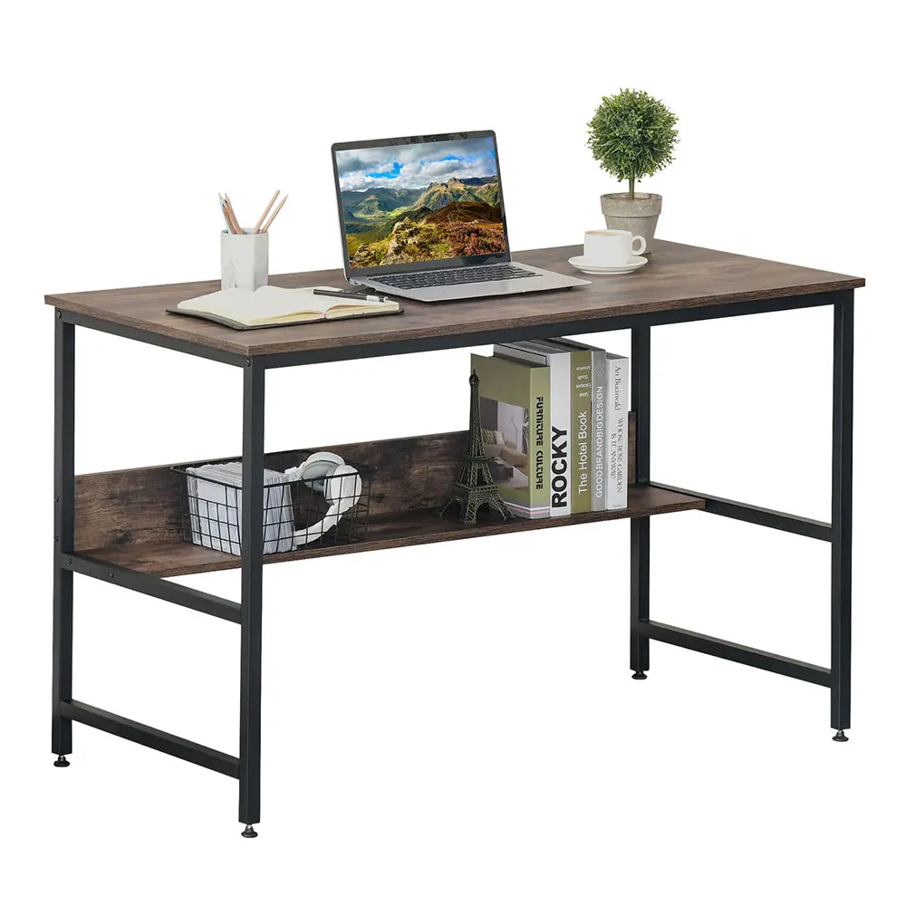 Nbhy Industrial Style Home Study Table Workstation Writing Office ...