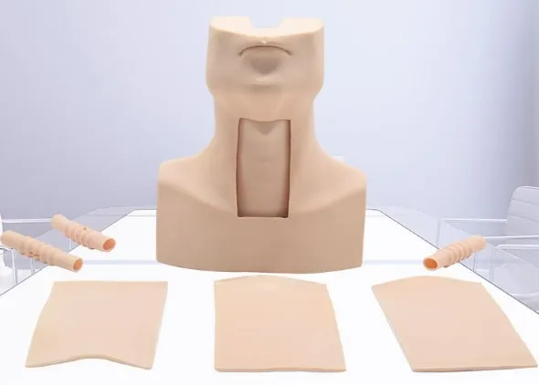Medical Emergency Training Advanced Tracheostomy Simulator on CPR Model ...