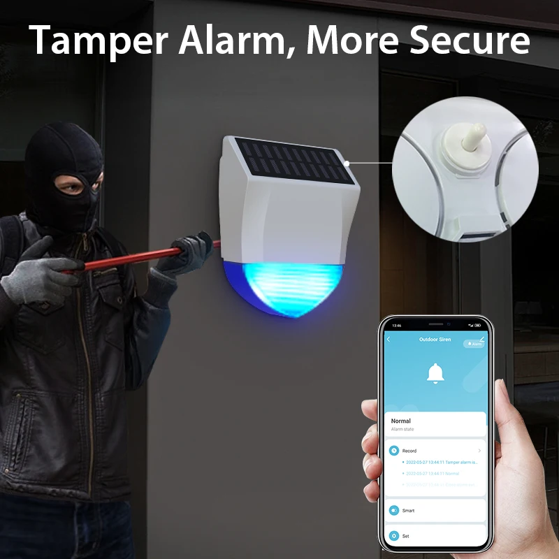 Tuya Zigbee Smart Security Fire Alarm Siren Speaker Buzzer