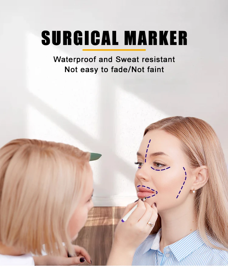 KHY Site Surgery Chalk Short Markers - Safe Skin Marking