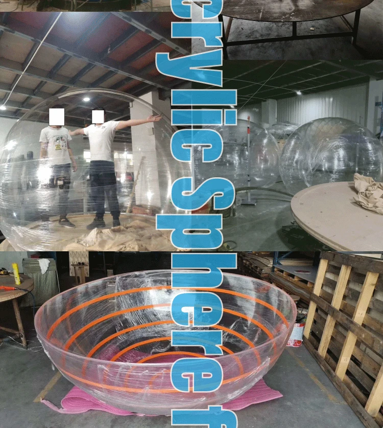 Acrylic Glass Half Sphere Custom clear Transparent 14 Inch Acrylic ...