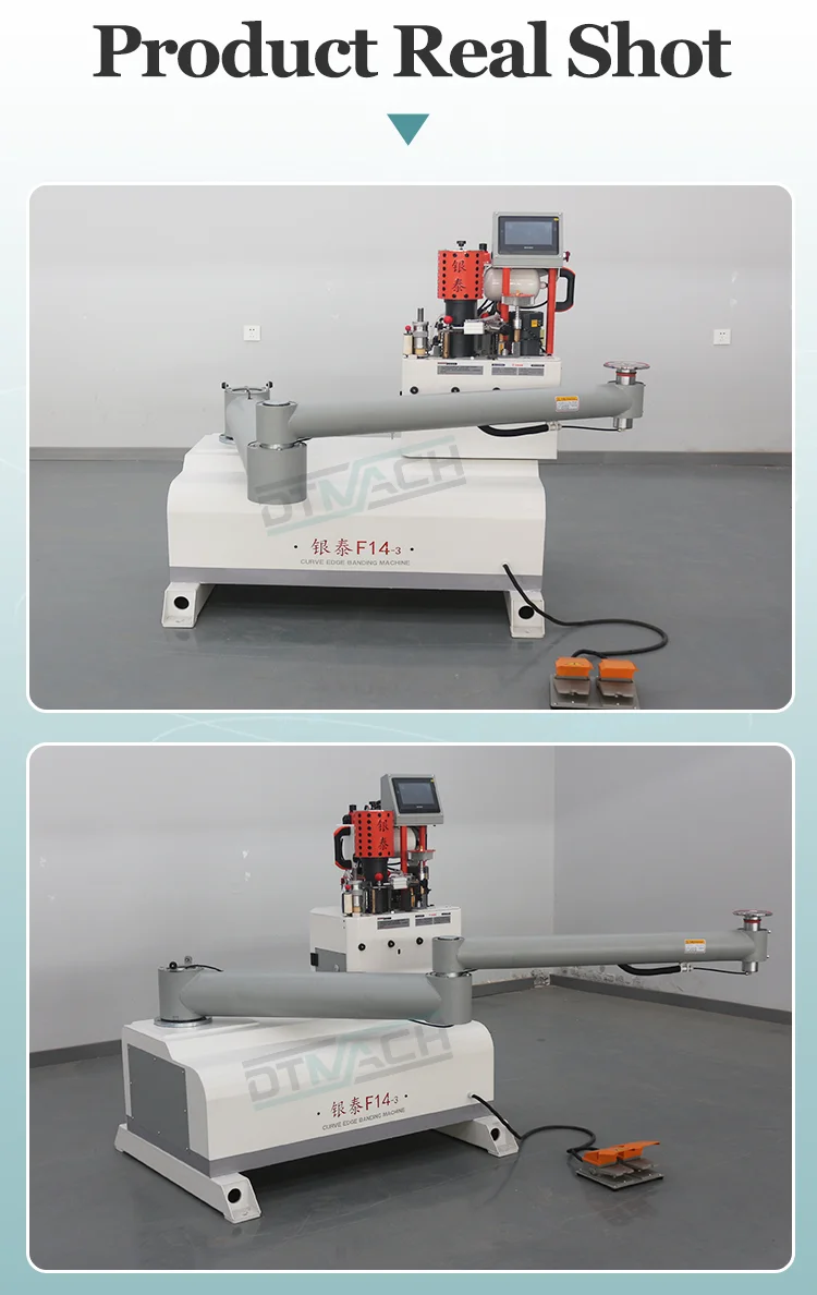 DTMACH Furniture PVC Manual Curved Edge Bander Machine