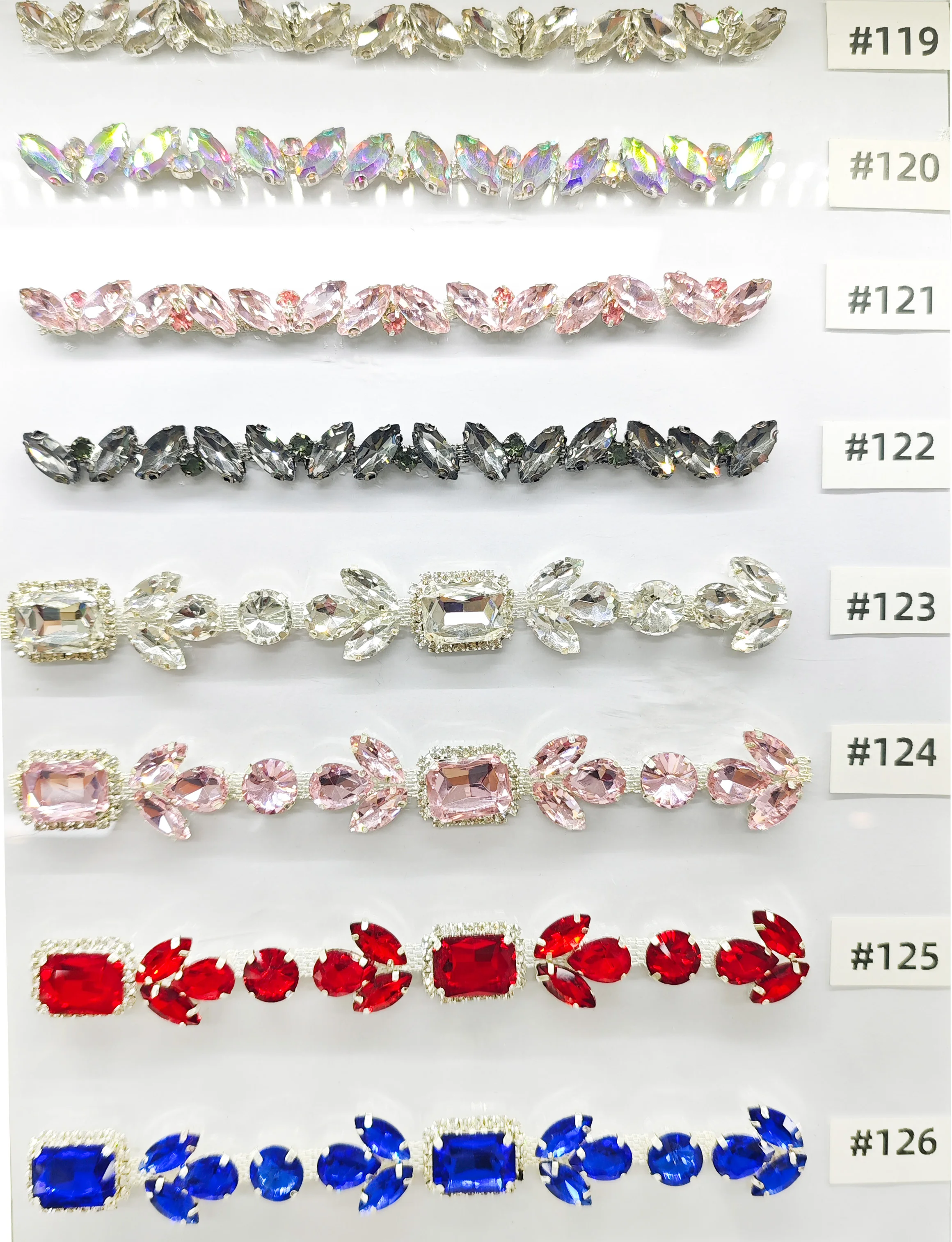 Blingbling Cup Chain Rhinestone Trimming Garment Accessories Glass ...