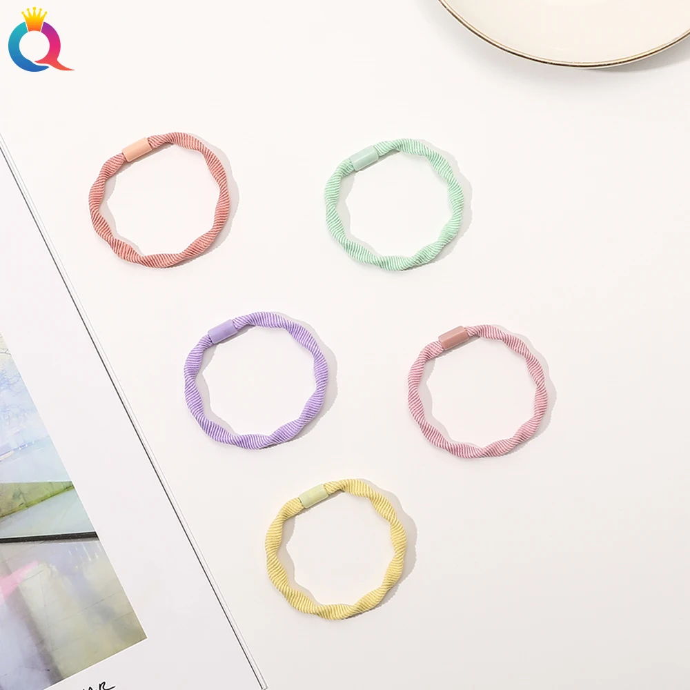 Durable Elastic Hair Tie Hairband Woman Ponytail Holder - Buy Hair ...