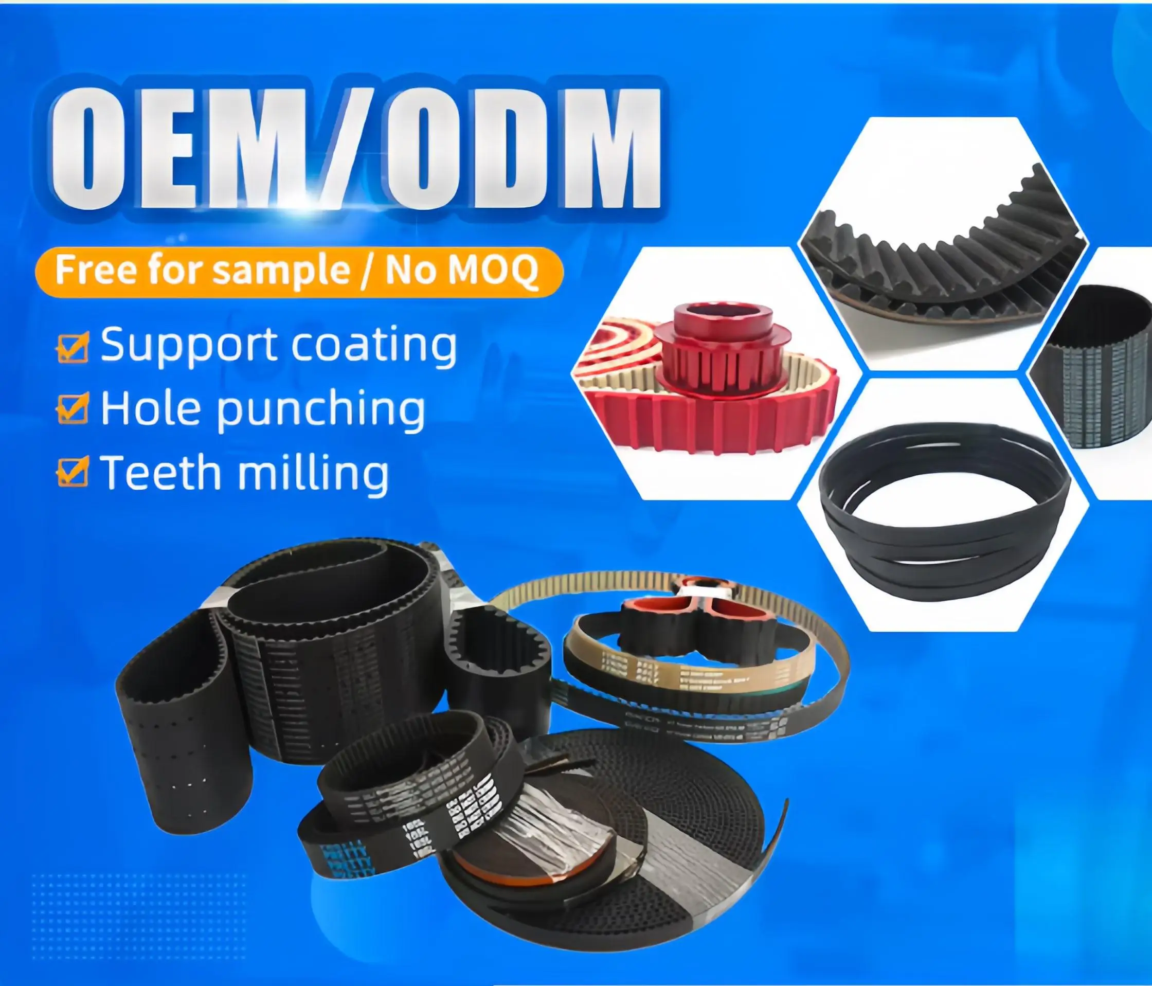 AV22 Import EPDM Rubber V Belt Raw Edge Cogged Tooth 40 Groove Angle ...
