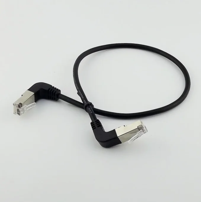 Rj45 Male To Male Up To Down Angled Ethernet Lan Network Extension ...