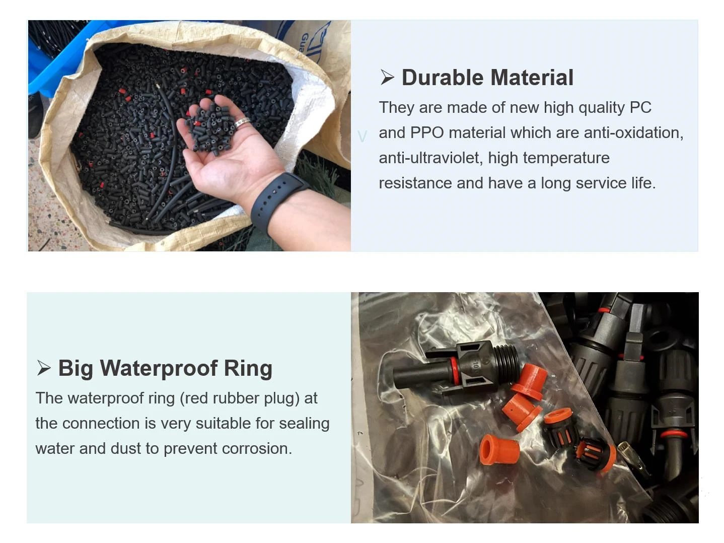 Hejia Connector Plug In Solar System With Open Copper Terminal ...