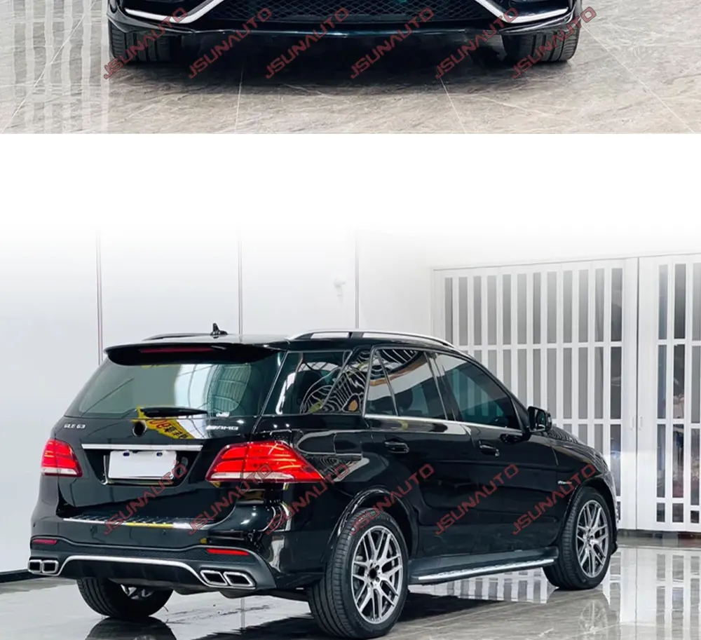 Car Modified Full Kit ML63 Conversion GLE63 Style Bumper