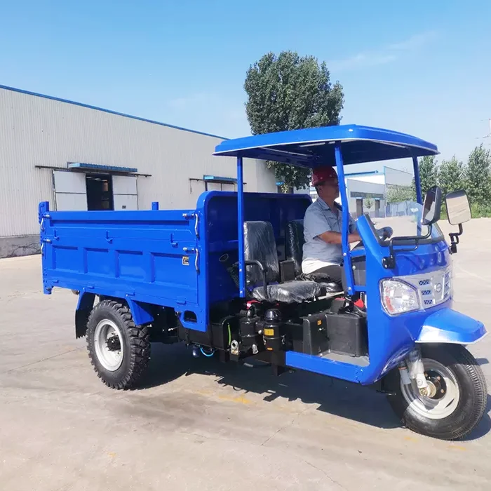 Mini Three Wheel Diesel Tricycle Dumper - High Capacity