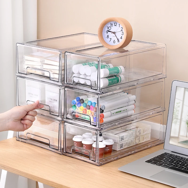 Chenyi Dust-proof Clear Plastic Drawers Stackable Clear Plastic Drawer ...