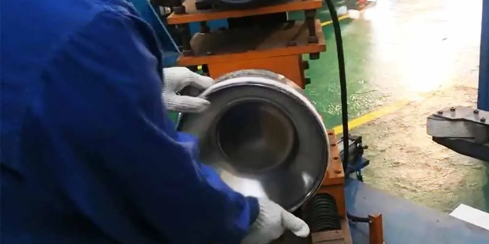 Stainless Steel Pot Polishing Machine For Sanding Metal Ware Inside Or ...