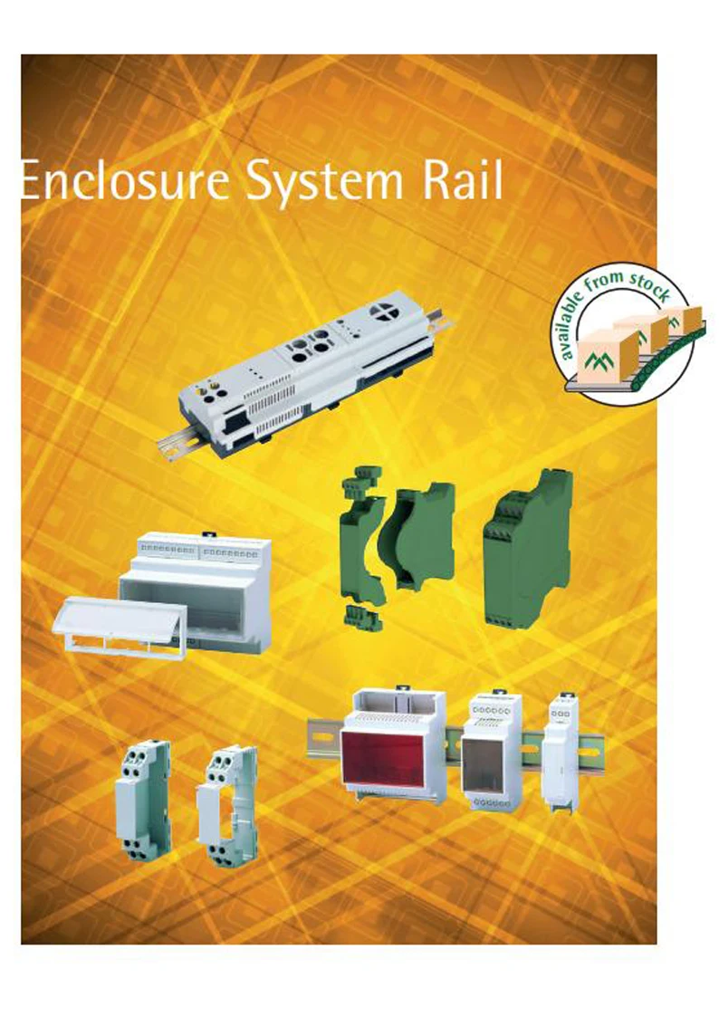 Din Rail Enclosure Box Case for Switch Terminal Block Housing - IP66 ...