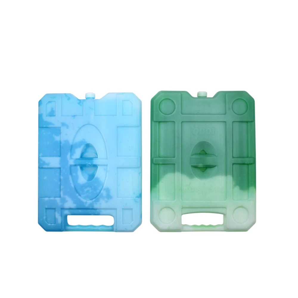 Reusable Hard Plastic Ice Packs Freezer Gel Ice Cooler Box Ice Brick ...