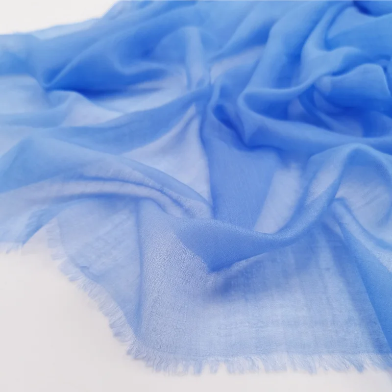2024 New Designer Thin Style Long Light Weight Shawl Solid Color ...