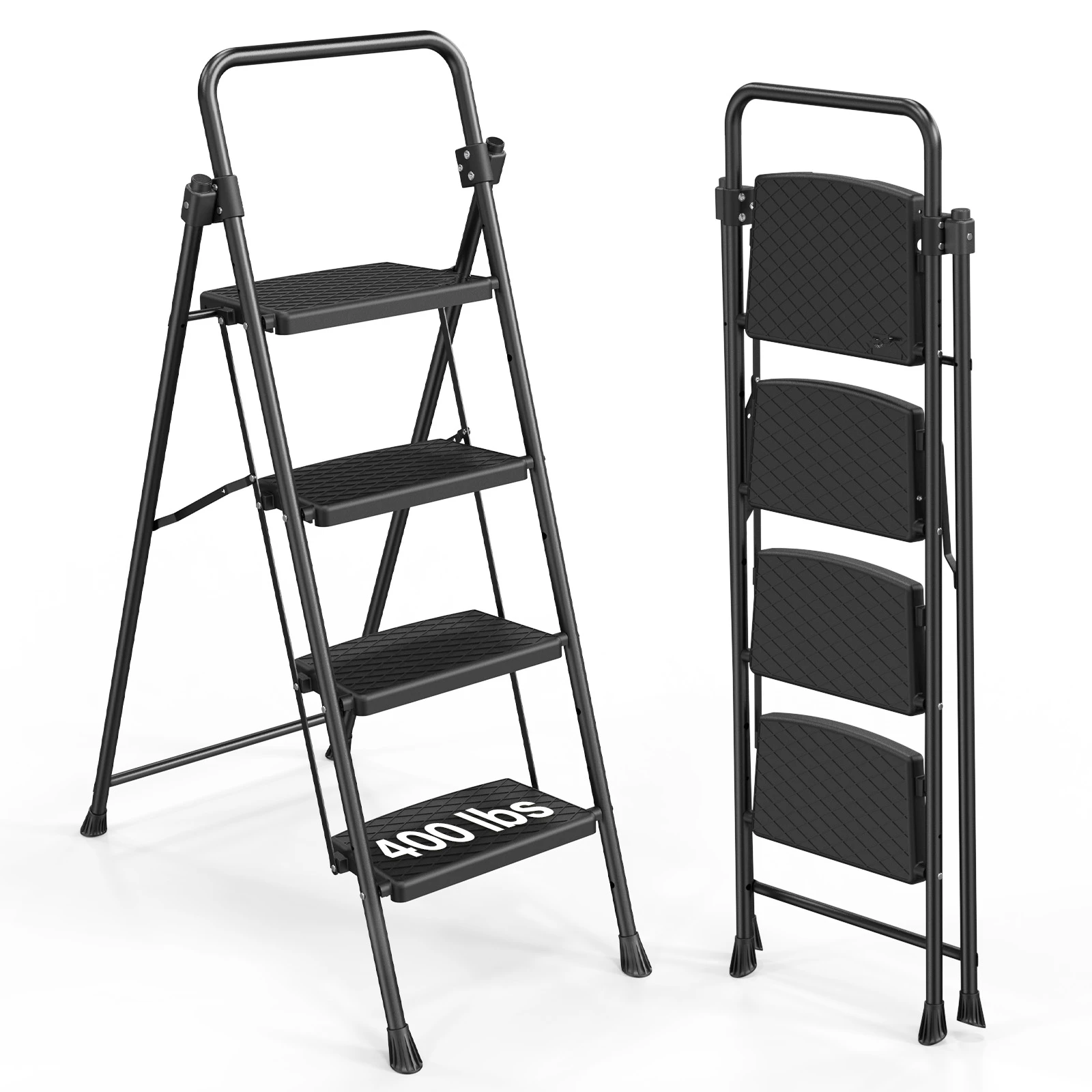 4 steps steel ladder with EN14183 certs| Alibaba.com