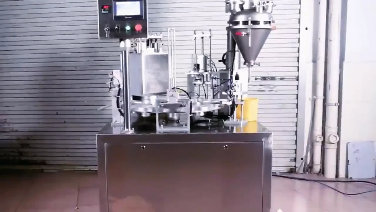 Rotary Aluminum Nespresso Filling Sealing Machine Sr-1 - Buy Nespresso ...