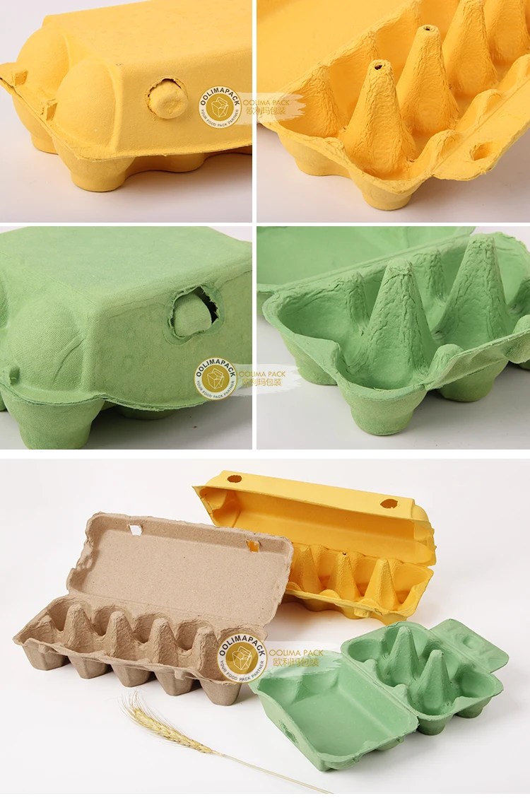 Eco-friendly Custom Egg Packaging - Pulp Paper Trays