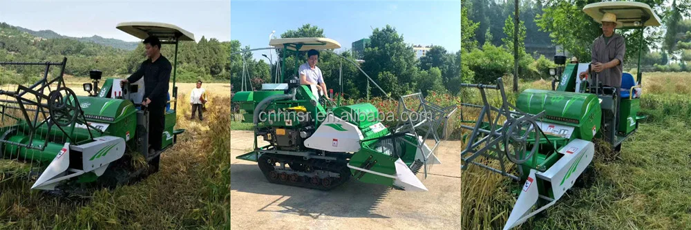 Tractor Mounted Combine Harvester Mini Grain Rice Combine Harvester ...