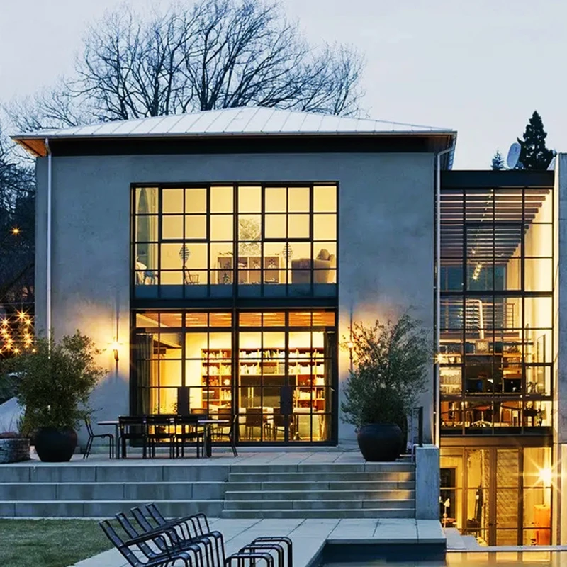 Black Steel Framed Windows for Homes - Stylish & Durable