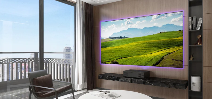 SCREEN PRO 135 Inch Fixed Frame Projector Screen for Home Theater