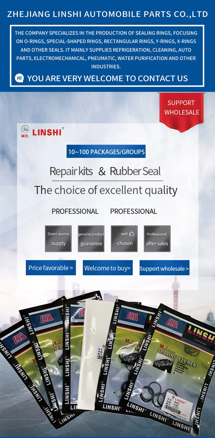 LINSHI Engine Part Injector Repair Kit O-ring Injector Seal Kit Used ...