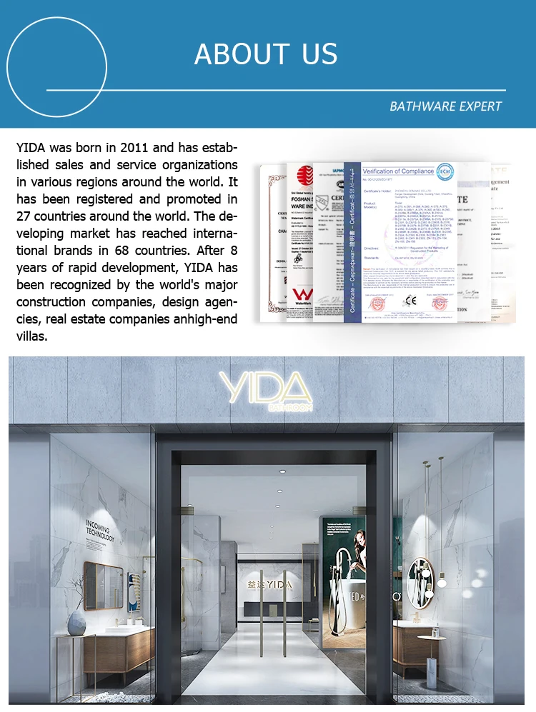 YIDA LED Bathroom Mirror - Smart, Illuminated, Customizable