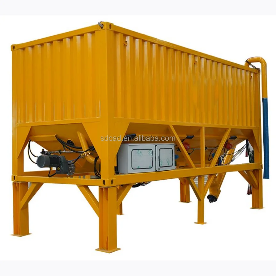 Sdcad Cost-effective Cement Horizontal Storage Silo 50t Horizontal Type ...